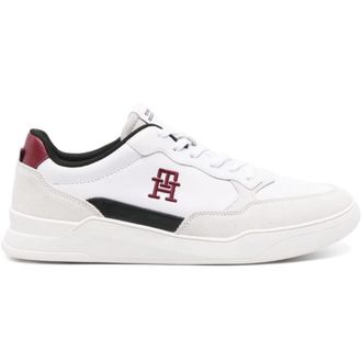 Tommy Hilfiger Elevated Cupsole Leder-Sneakers - - Shoes - Herren - Wei&szlig; - 46 EU