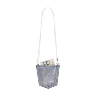 Maison Margiela Pocket Crossbody - - Bags - Damen - Blau - ONE SIZE
