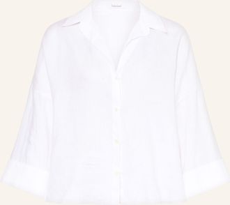 Soluzione - Camiceria Ticino Leinenbluse weiss