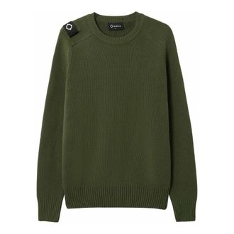 Mastrum Rundhals-Strickpullover - - Knitwear - Herren - Gr&uuml;n - M