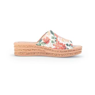Gabor Blumige Slide Sandalen - Multicolor - - Shoes - Damen - Mehrfarbig - 42 EU