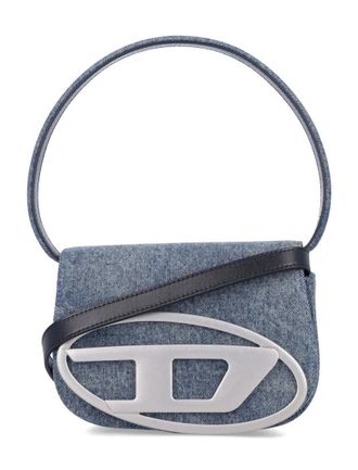 Diesel Hobo Bags - 1Dr Sun-Faded Denim Bag - Gr. unisize - in Grau - f&uuml;r Damen
