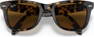 Ray-Ban unisex, Accessoires, Brun, Taille: 54 MM Folding Wayfarer