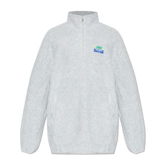 American Vintage Homme, Sweatshirts et sweats &agrave; capuche, Gris, Taille: M/L Turtleneck Fleece SweaT-shirt