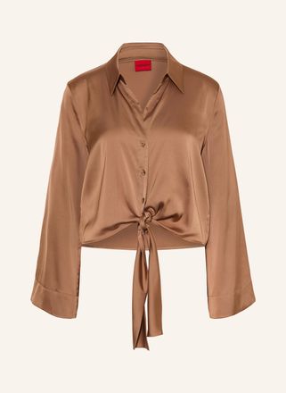 HUGO BOSS Hugo Satinbluse Errika beige