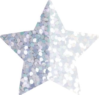 Goodtimes Metallic Konfetti Stern 1,7cm als Party Dekoration f&uuml;r Hochzeit, Geburtstag, 15g Packung, Holo Silber