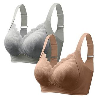 Generic soutien gorge dos nu, Womens Casual confortable ensemble de bra Multi pi&egrave;ces &agrave; porter toutes les saisons, soutien gorge sans bretelles grande taille, 