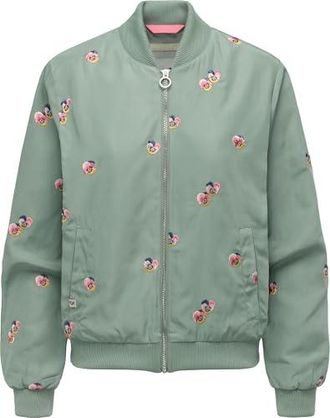 Ragwear Lunara YOUMODO Veste de mi-saison l&eacute;g&egrave;re pour femme avec col bomber Taille XS &agrave; 3XL, Dusty Green, XXL