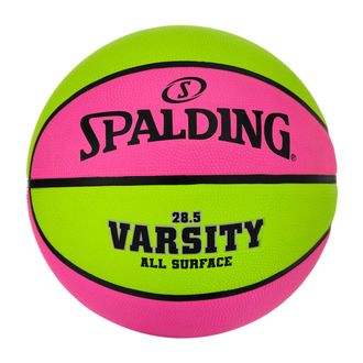 Spalding Varsity Basketball, 72,4 cm, Rosa/Gr&uuml;n