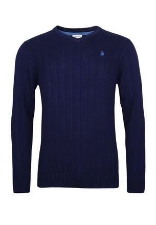 U.S.Polo Association Strickpullover Strickpullover Pullover V-Neck (1-tlg)
