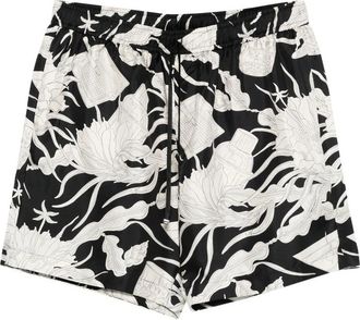 Amiri Floral-print Drawstring Shorts
