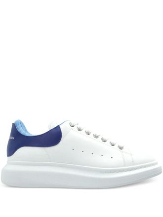 Alexander McQueen baskets Oversize en cuir - Blanc