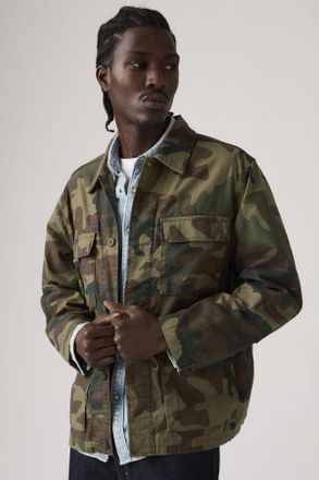 Levi's Veste Frisko - Homme - Vert / Phalarope Camo Print Demitasse - XL