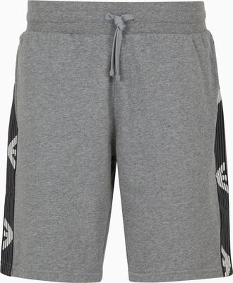 Emporio Armani Herren Bermuda Short Sweatpants, Grau (Medium Grey), meliert, 31-35