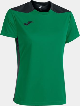 Joma T-Shirt Kurzarm Championship VI Gr&uuml;n Schwarz, 901265.451.L