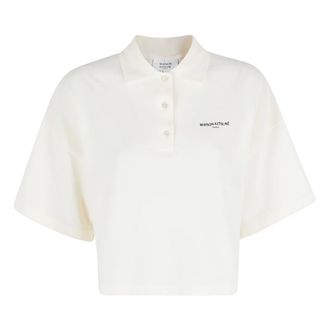 Maison Kitsun&eacute; Damen, Oberteile, Wei&szlig;, MGr&ouml;&szlig;e
