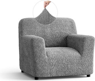 Paulato by GA.I.CO. PAULATO - Sesselbezug Strech, Sessel &Uuml;berzug, Sofabezug 1 Sitzer, Mikrofasergewebe, Kratzfest, maschinenwaschbar, patentierte WavyTech-Technologie, Ma