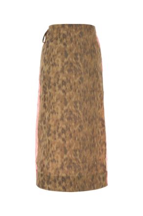 Ganni Shibori Organza Skirt - Pink