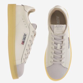 Autry Mens Sneakers Dallas Low Leather Multicolour Cow Trainers