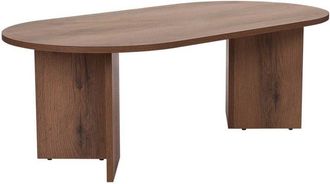 M&S Collection Table basse ovale en agglom&eacute;r&eacute; Sable