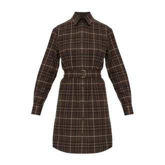 Burberry Fiora Kleid - - Dresses - Damen - Braun - M