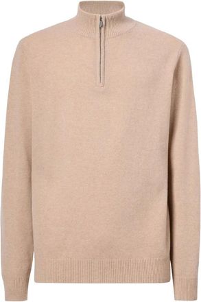 MC2 Saint Barth Homme, Pulls, Beige, Taille: M Maglione mezza zip