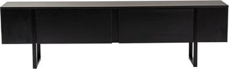 Habitat et Jardin Meuble TV en bois Serenity - 180 x 29 x 50 cm - Noir