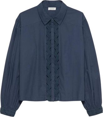 Alchemist Femme, Blouses et Chemises, Bleu, Taille: 38 FR Eva Blouse