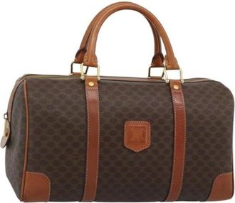 Celine Pre-owned Vintage Boston Bag - Femme - Pre-owned - Brun - Taille: ONE Size