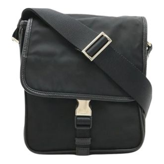 Prada Pre-owned Nylon Pochette Schultertasche - - Pre-owned - Damen - Schwarzk - ONE SIZE