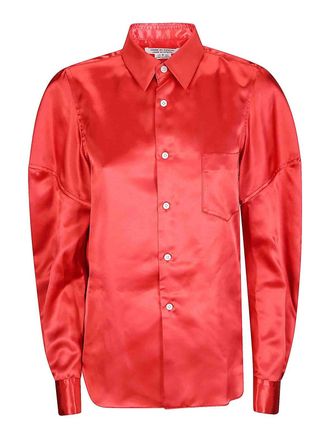 Comme Des Garçons Bluse - Rot