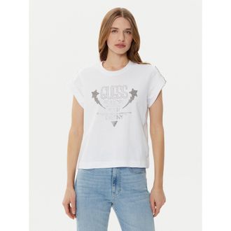 Guess T-Shirt W5RI06 I3Z14 Wei&szlig; Regular Fit