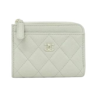 Chanel Pre-owned Cuir petite-maroquinerie - Femme - Pre-owned - Blanc - Taille: ONE Size