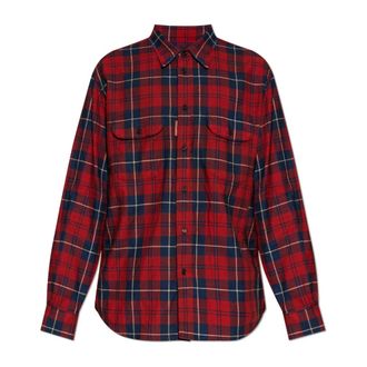 Dsquared2 Kariertes Hemd - - Shirts - Herren - Rot - XS