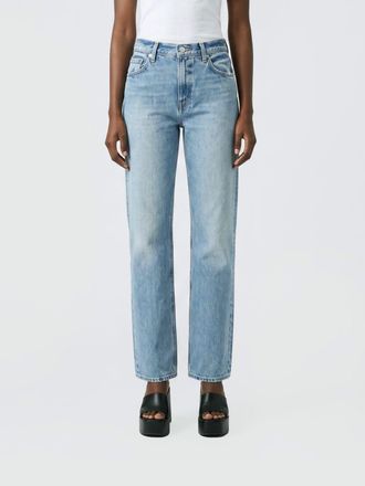 Haikure Jean droit taille haute Lisa en denim de coton &agrave; cinq poches