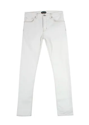 Tom Ford White Denim Slim Fit Jeans Size 33/84