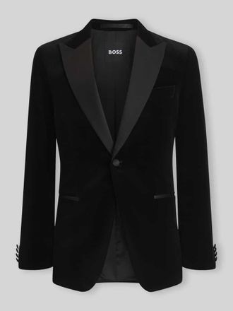 HUGO BOSS Slim Fit Sakko aus Seiden-Mix Modell Hutson