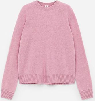 Arket Wollpullover Mit Rundhalsausschnitt -Rosa