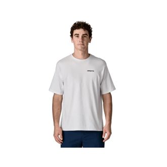 Patagonia P-6 Logo Responsibili-Tee - - Sport - Herren - Wei&szlig; - S