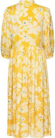 Reitmayer Midikleid Blumen-Kleid mit Stehkragen
