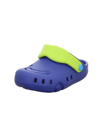 Superfit Jungen Splash C Slipper, Blau Hellgr&uuml;n 8000, 34 EU Weit