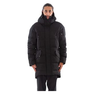 KRAKATAU Homme, Manteaux, Noir, Taille: M Parka Mi-Longue en Duvet
