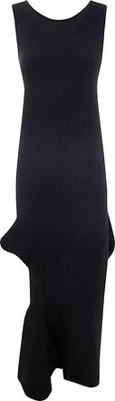 Pleats Please Issey Miyake Maxikleid - Schwarz