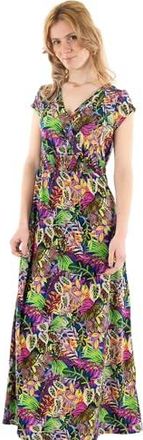 Morgan Robe longue cintr&eacute;e imprim&eacute;e Multico 34