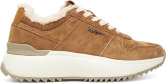 Pepe Jeans London Sneakers Pepe Jeans Kimi Block W PLS600022 Braun