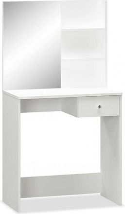vidaXL Schminktisch Holzwerkstoff 75x40x141 cm Wei&szlig; Vidaxl