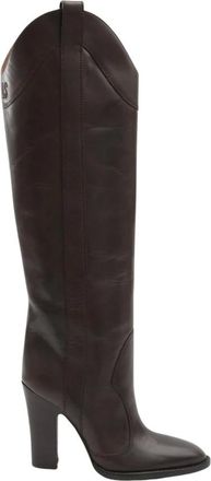 PARIS TEXAS Femme, Chaussures, Brun, Taille: 36 EU Bottes hautes en cuir