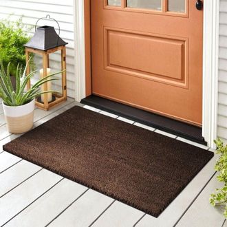 Casa Pura Casa Pura - Paillasson en Fibres de Noix de Coco Marron 17 mm 200 x 200 cm