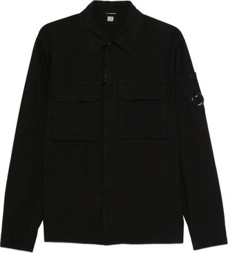 C.P. Company C.p. Company, Homme, Vestes, Noir, Taille: XL Veste L&eacute;g&egrave;re &agrave; Poches &agrave; Rabat