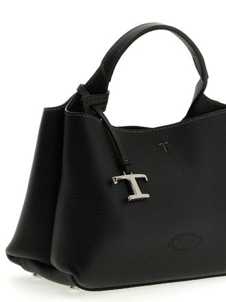 Tod's Micro Grainy Leather Shoulder Bag - Black